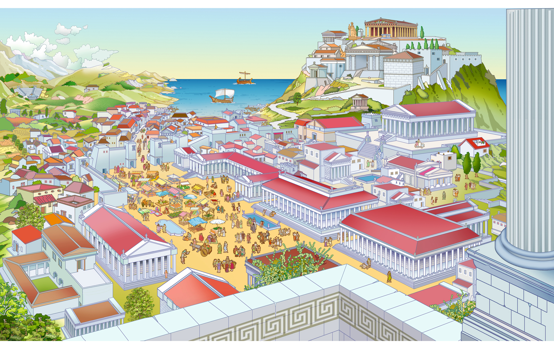 illustratori.it - Valter Casiraghi: ATENE , Polis