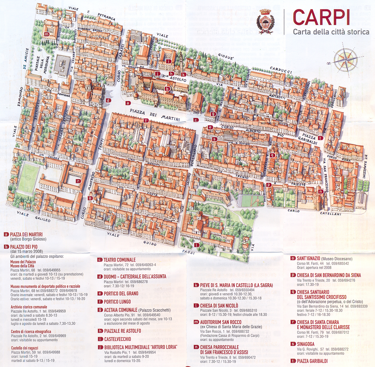 illustratori.it - Antonio Monteverdi: Carpi, centro storico